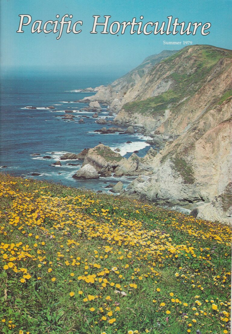 Pacific Horticulture | From the Archives: The Most Lively Art